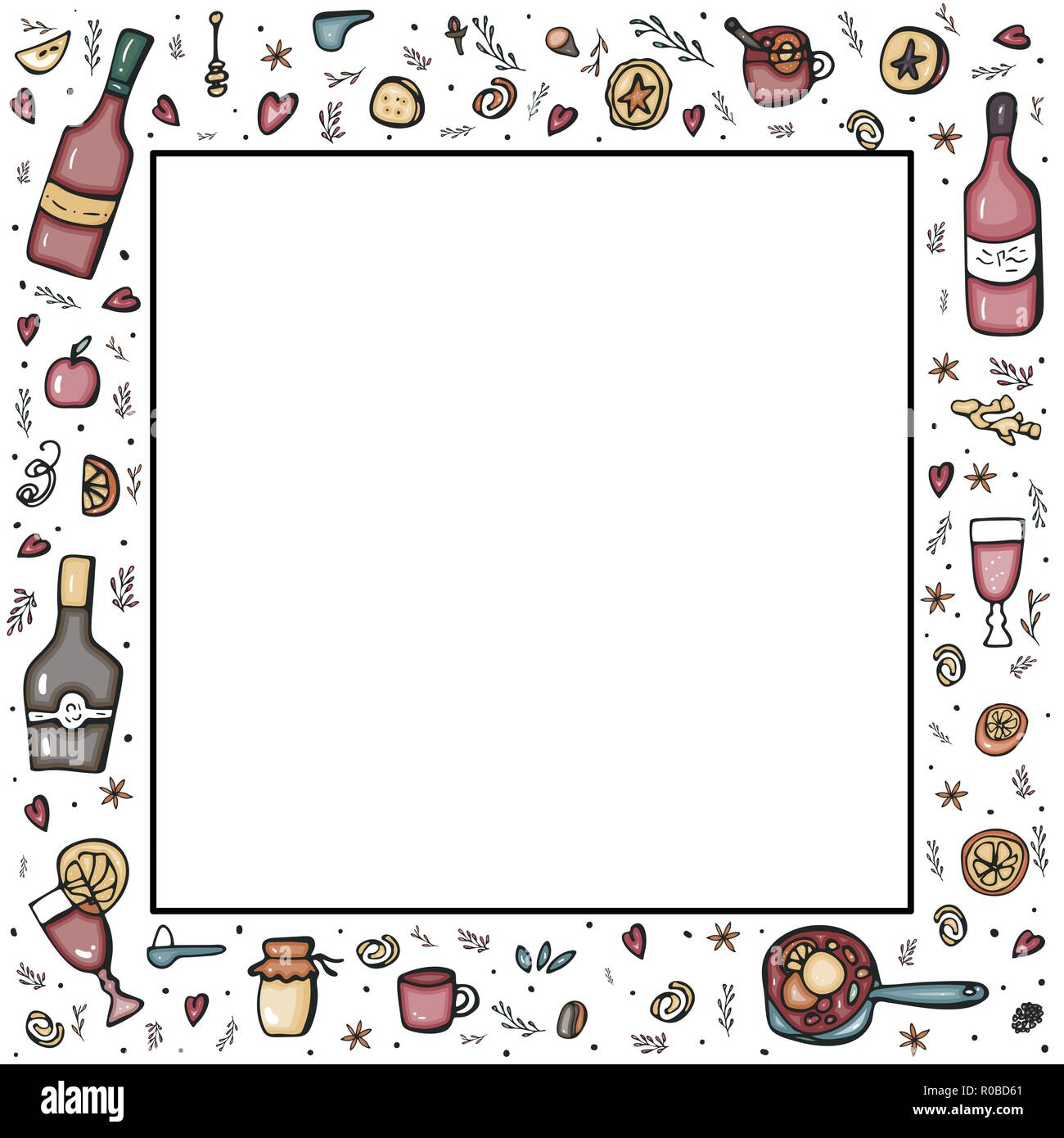 Wine Clipart Borders
