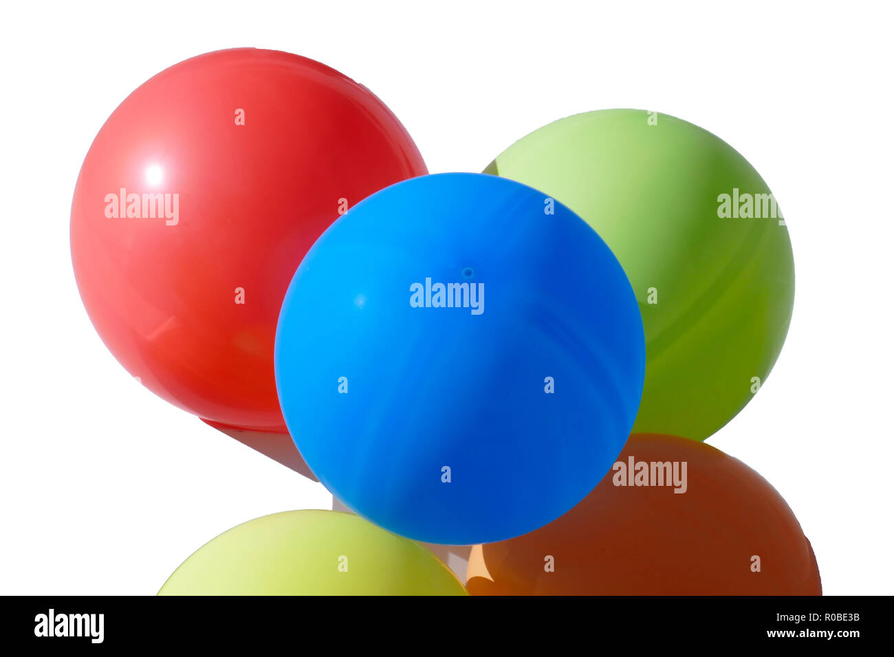 Colorful balloons, decoration, cut out Stock Photo - Alamy
