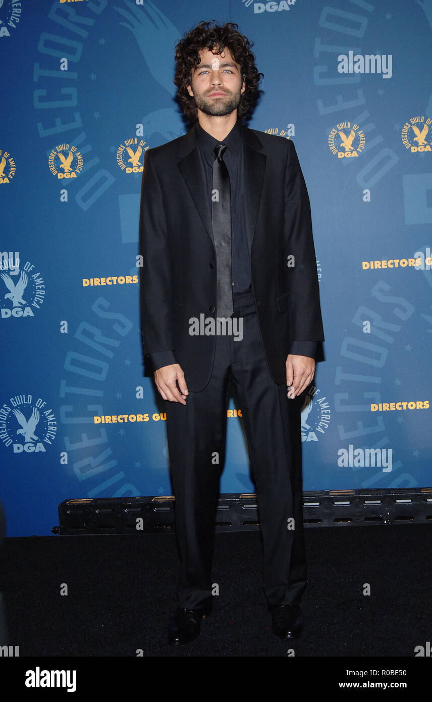 Adrian Grenier backstage of the DGA - Director Guild Awards - at the ...