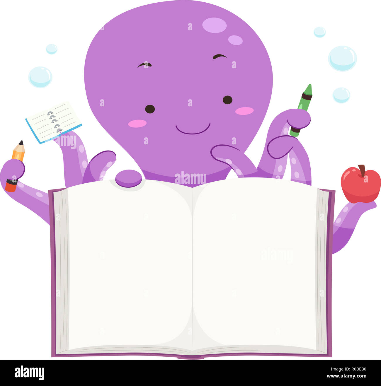 School crayon clipart hi-res stock photography and images - Alamy