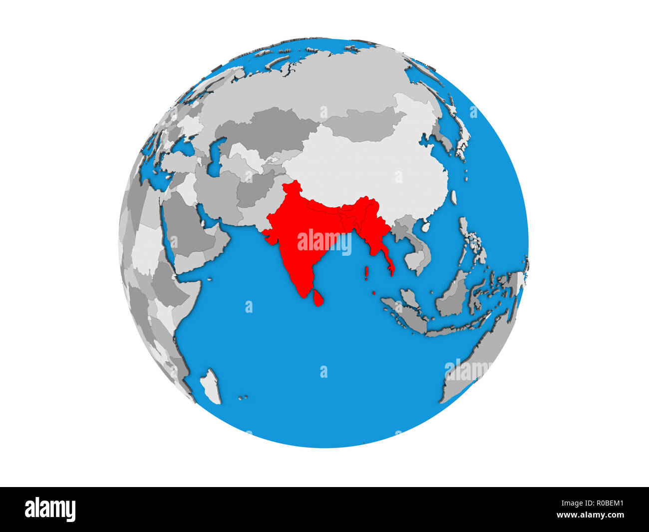Bimstec map hi-res stock photography and images - Alamy