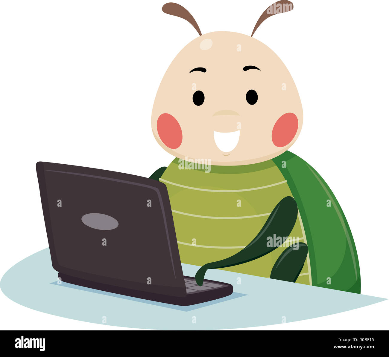 Laptop mascot character hi-res stock photography and images - Alamy