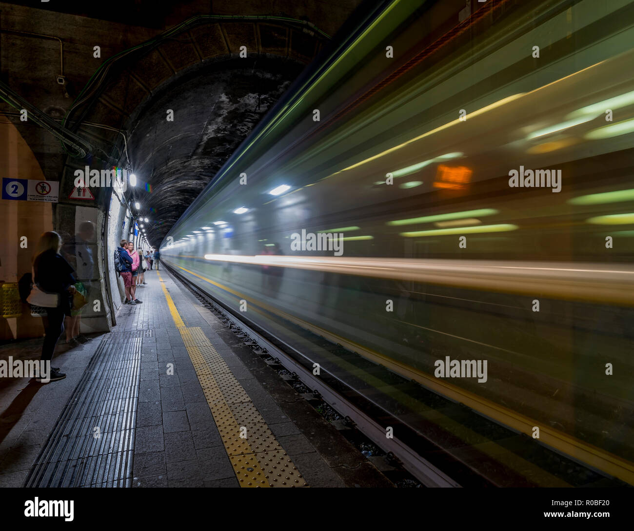 Railway track through a tunnel hi-res stock photography and images - Alamy