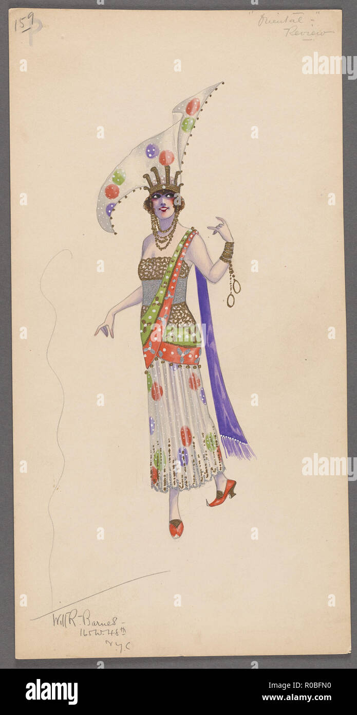 theatrical costume design illustration Stock Photo - Alamy