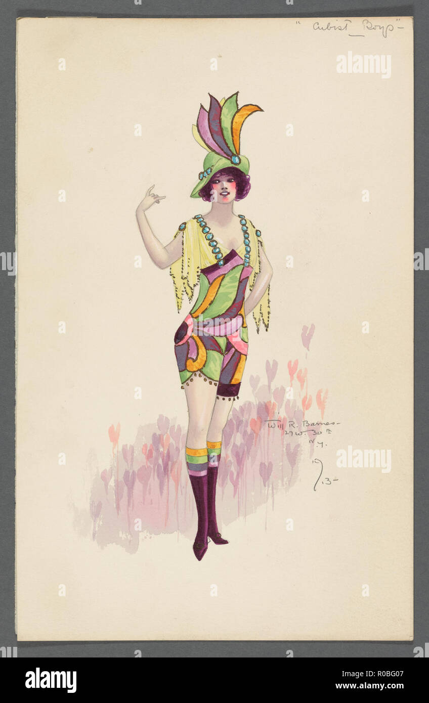 theatrical costume design illustration Stock Photo - Alamy
