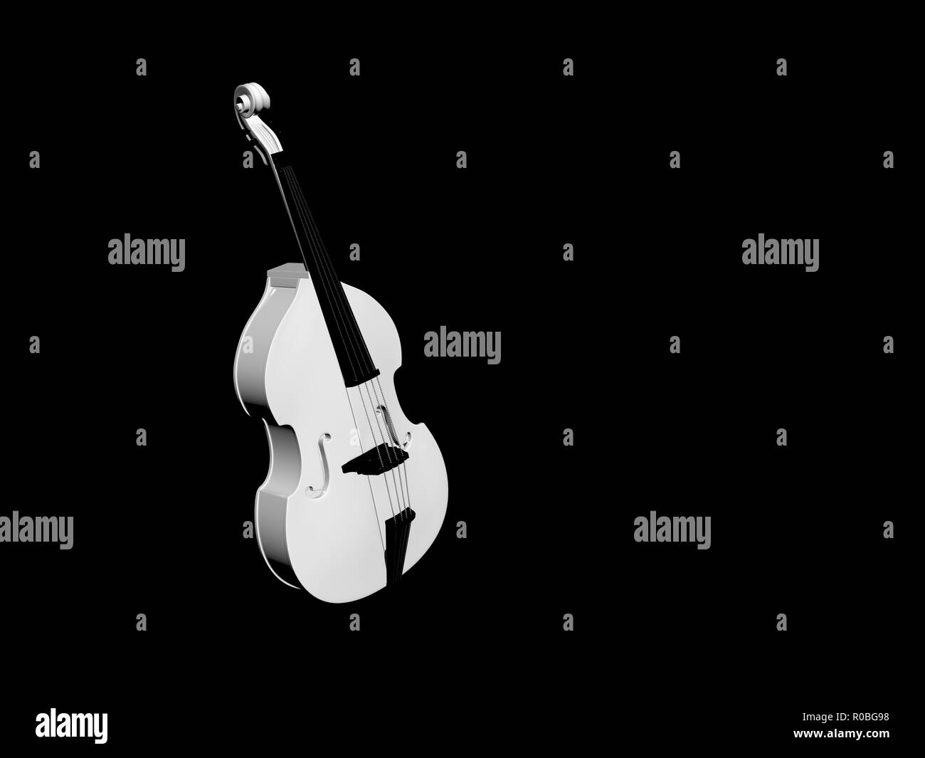 3d render of bass guitar Stock Photo - Alamy