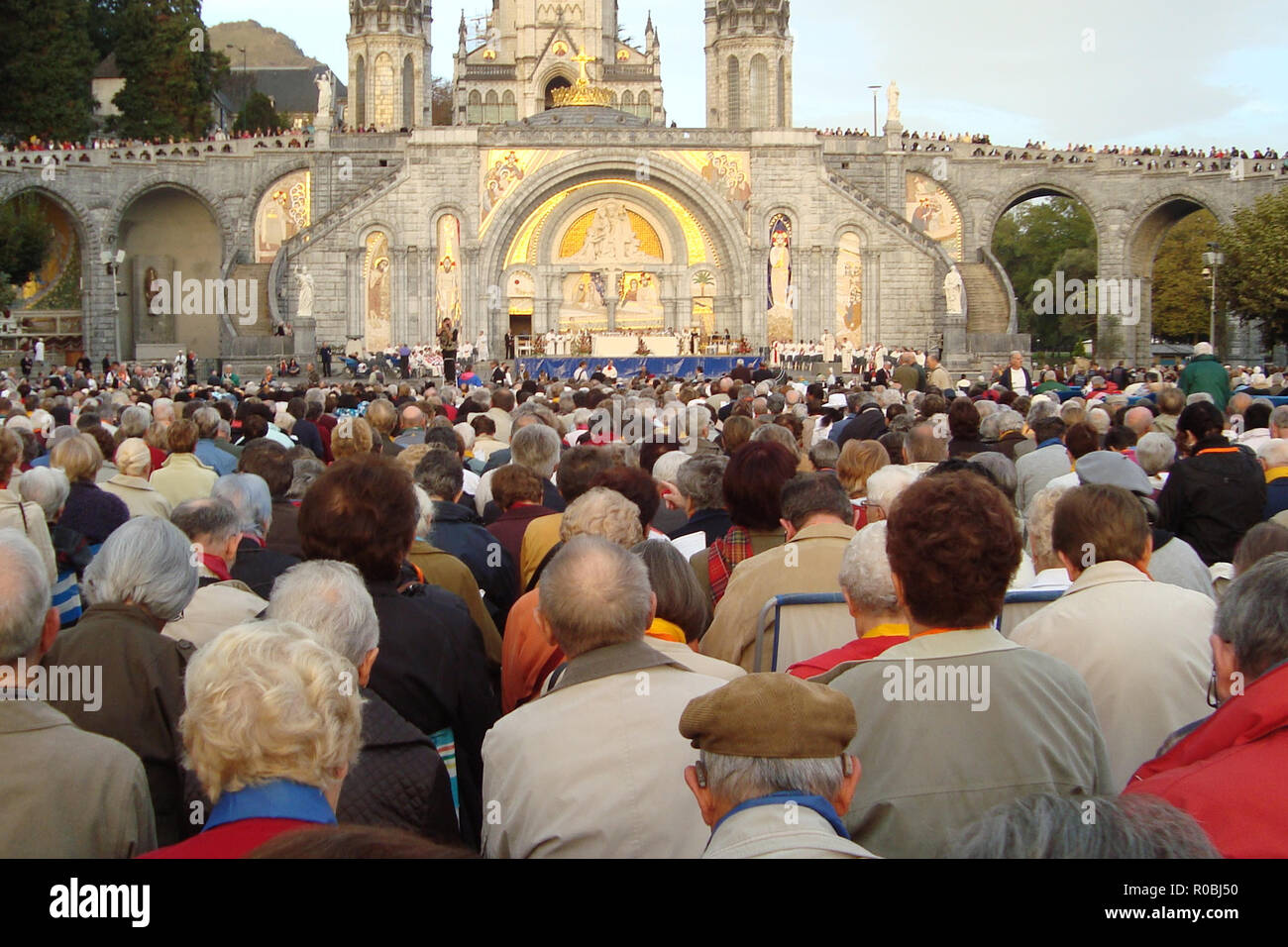 Lourdes town centre hi-res stock photography and images - Alamy