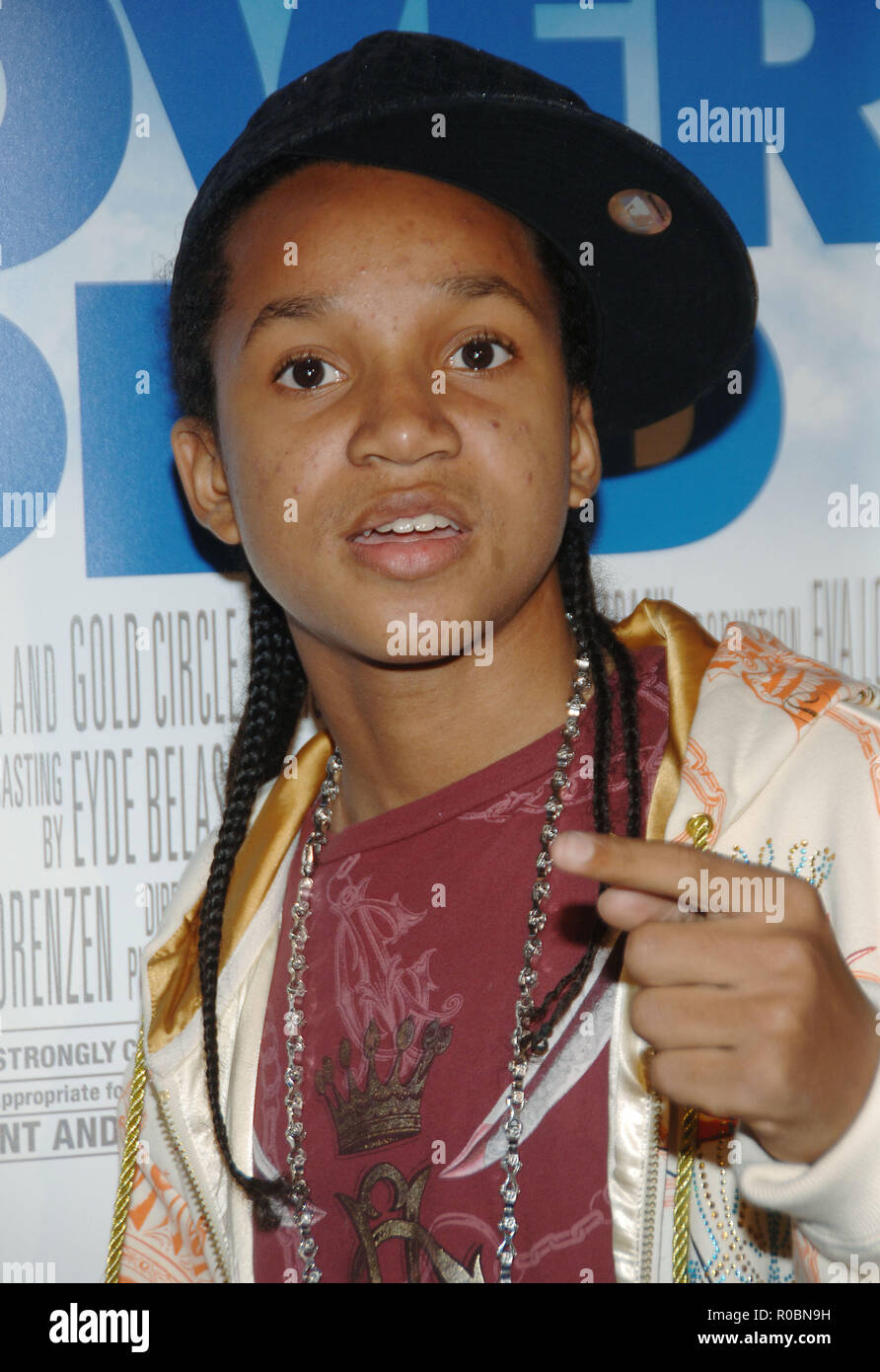 J. McCoy arriving at the OVER HER DEAD BODY Premiere at the Arclight ...