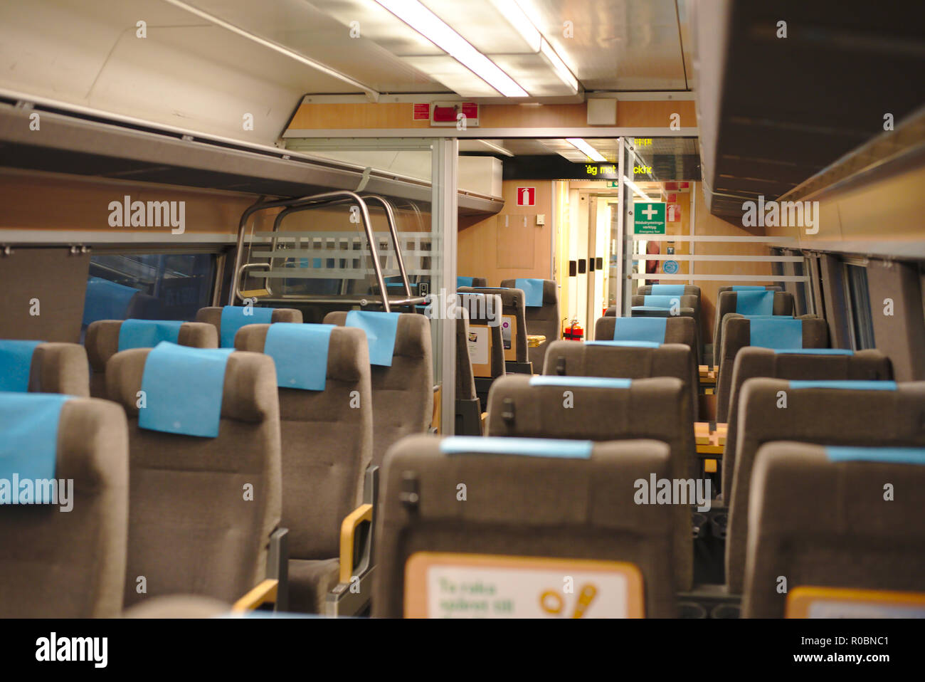 Stockholm/Sweden - October 27 2018 : Stockholm high speed train from ...