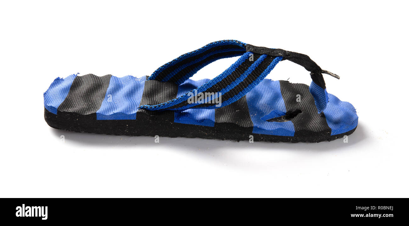 badly broken slipper on white Stock Photo - Alamy
