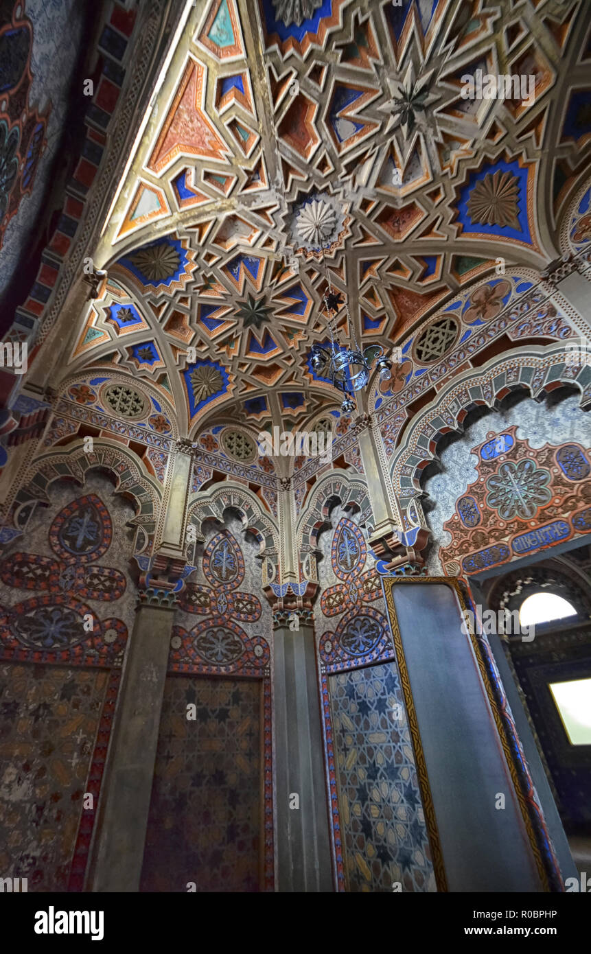 View of the interior of a fable palace Stock Photo - Alamy