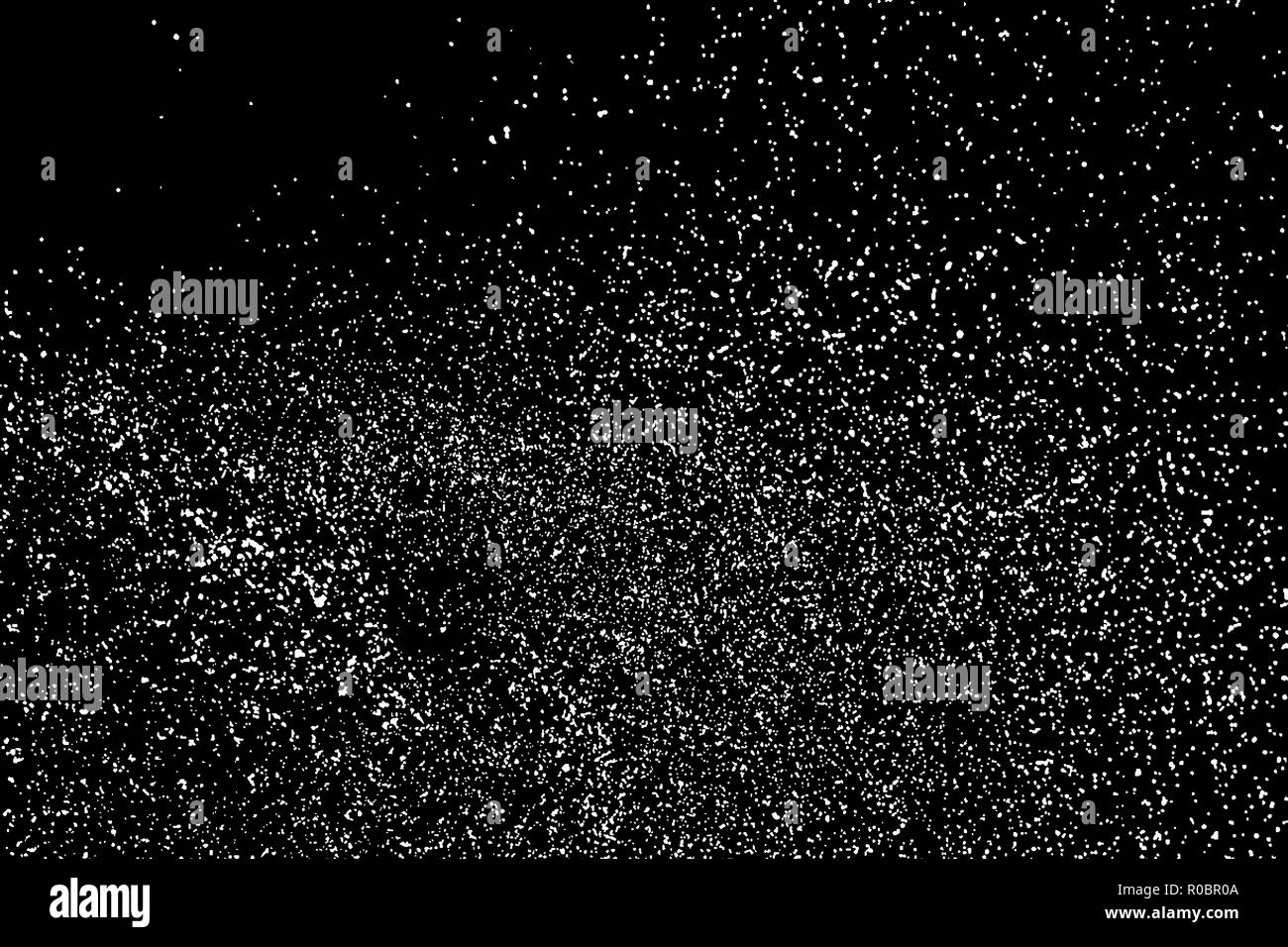 Grain abstract texture isolated on black background. Noise design ...