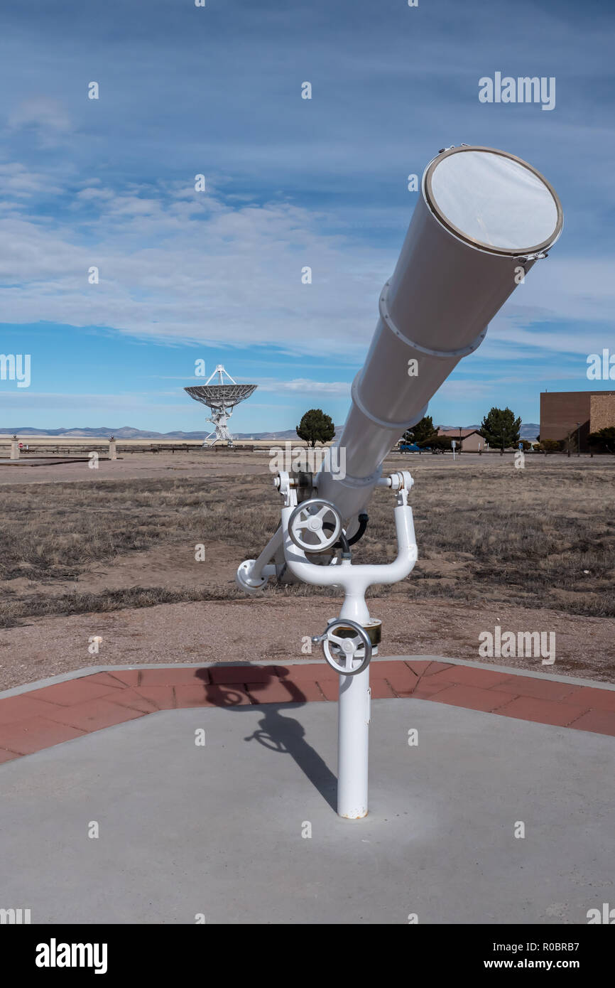 Very Large Array (VLA) Radio Telescopes in New Mexico, USA Stock Photo ...