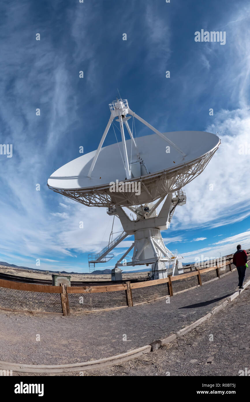 Very Large Array (VLA) Radio Telescopes in New Mexico, USA Stock Photo ...