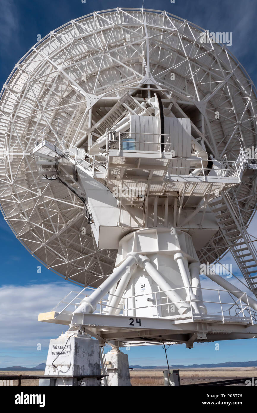 Very Large Array (VLA) Radio Telescopes in New Mexico, USA Stock Photo ...