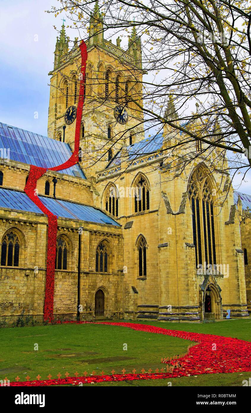 Taken to capture the centennial poopy display in the North Yorkshire ...