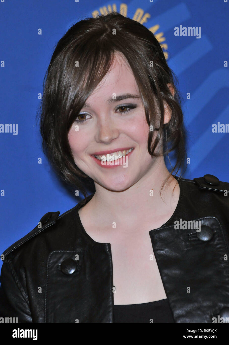 Ellen Page backstage of the DGA - Director Guild Awards - at the ...