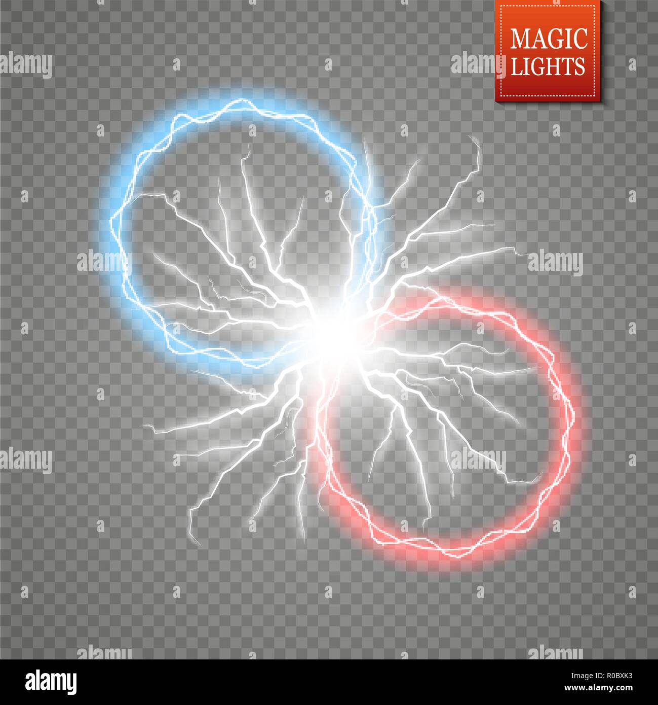 Magic fantasy portal. Futuristic teleport. Light effect. Blue candles ...