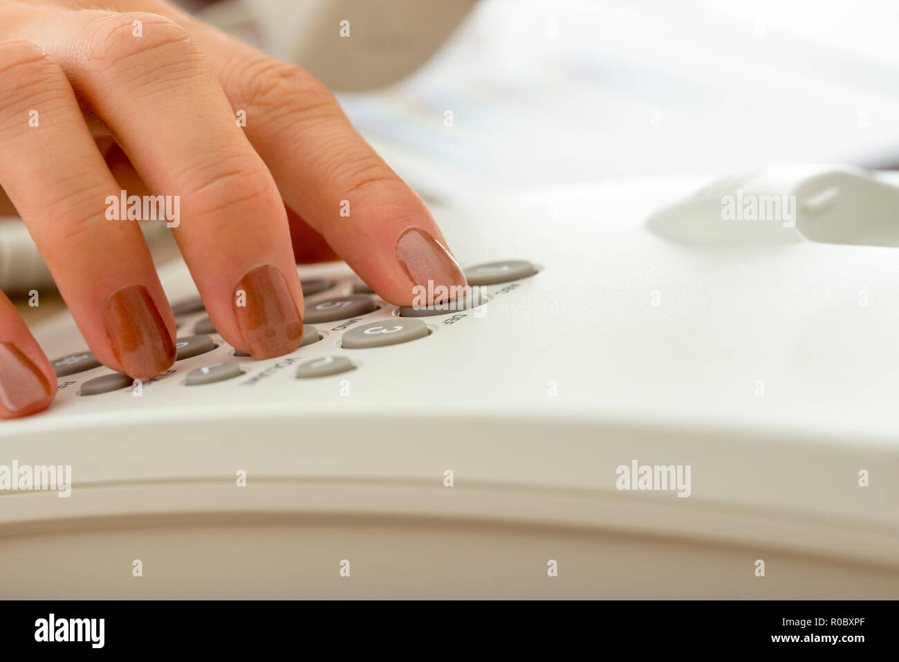 Hand dialing hi-res stock photography and images - Alamy