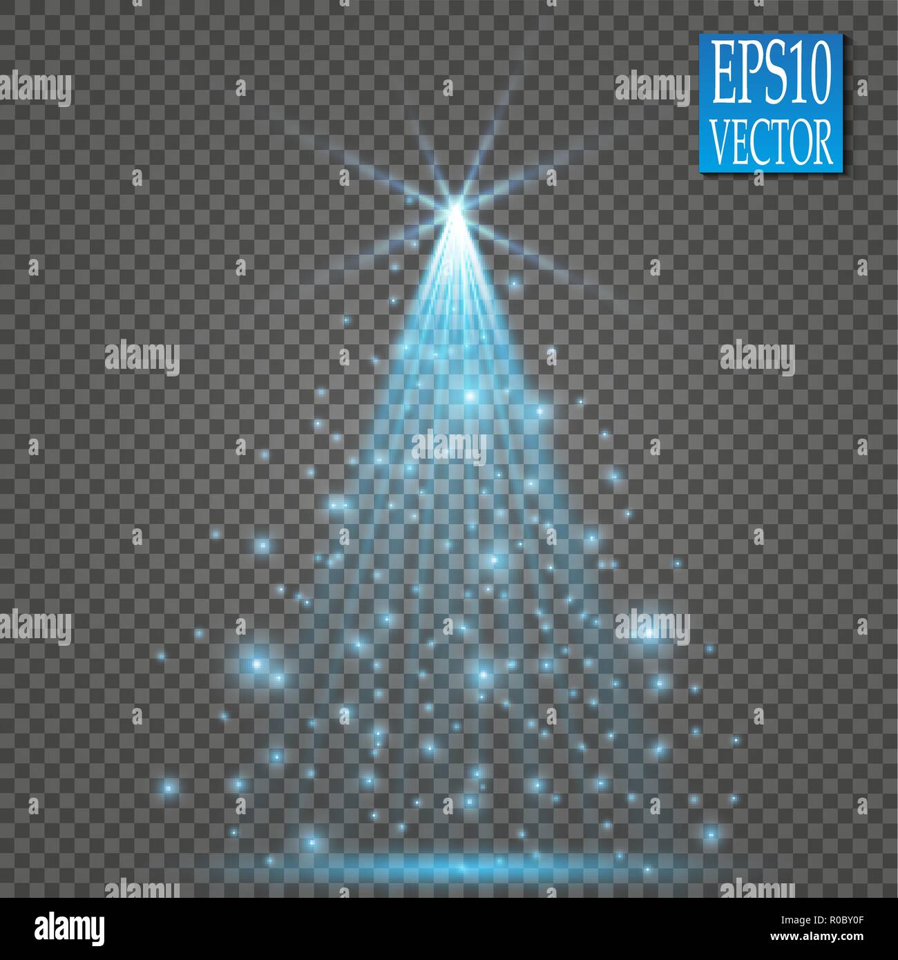 Vector Spotlights. Scene. Light Effects. Glow light effect Stock Vector ...