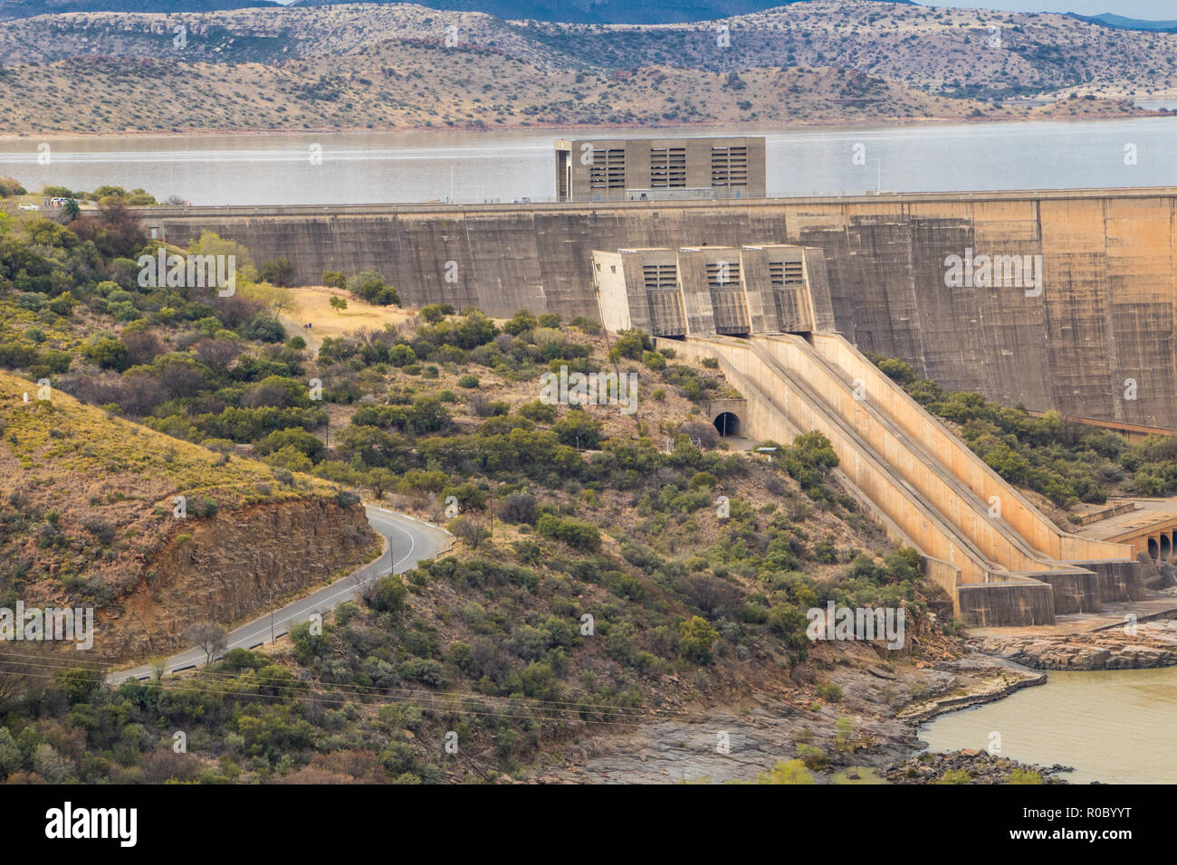 Gariep dam on the orange river in South Africa Stock Photo - Alamy