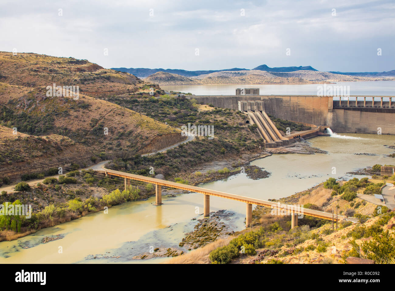 Gariep dam on the Orange river in South Africa Stock Photo - Alamy