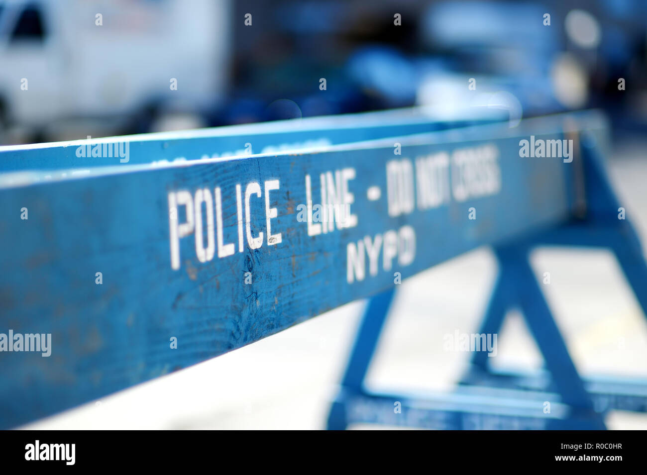 Crime scene barriers hi-res stock photography and images - Alamy