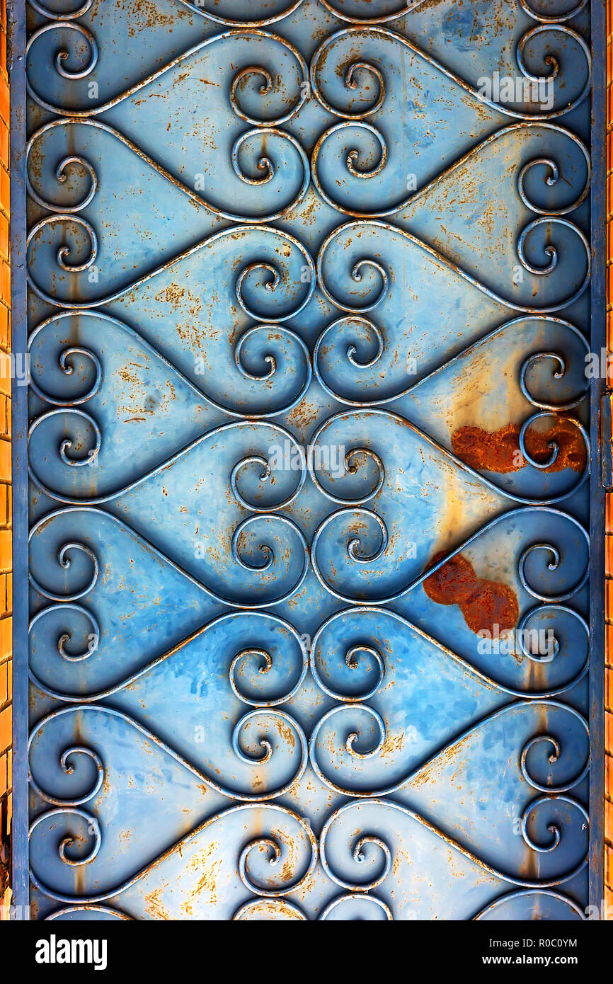 Texture metal with rust and scratches, and delicate items Stock Photo ...