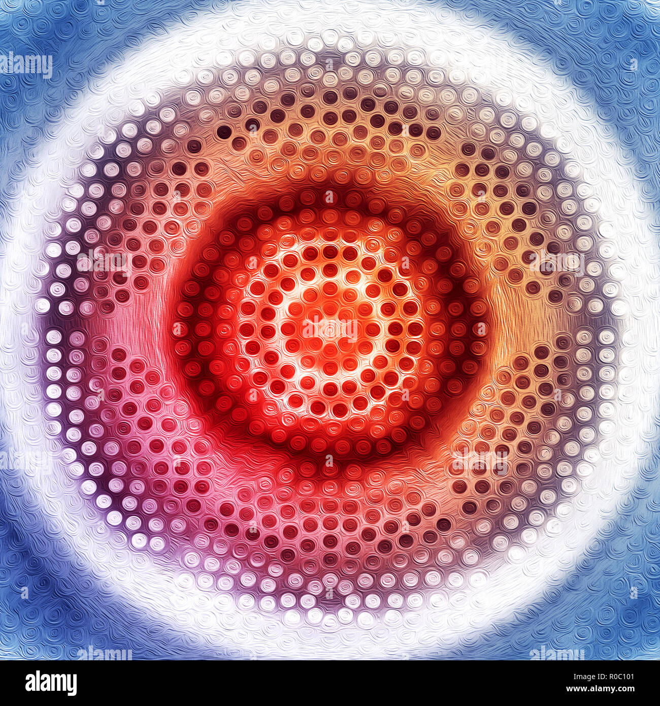 Digitaly created energy circles with vibrant colors Stock Photo - Alamy