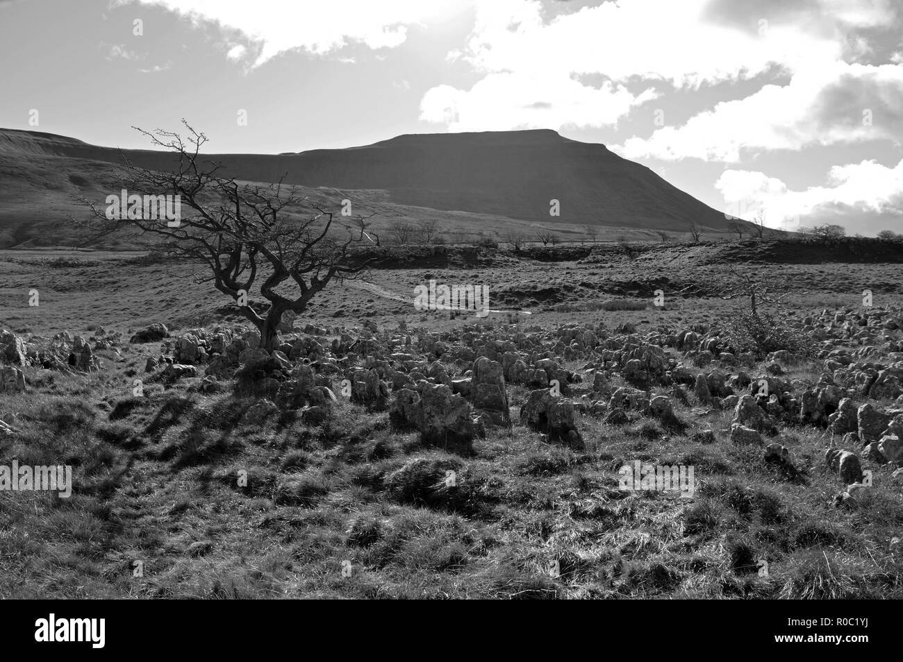 Limestone peaks Black and White Stock Photos & Images - Alamy