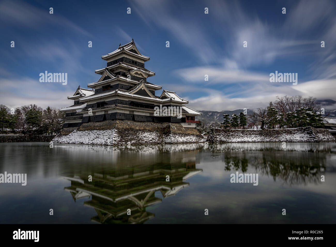 Matsumoto Castle, also known as the "Crow Castle" is Japanese Nataional ...