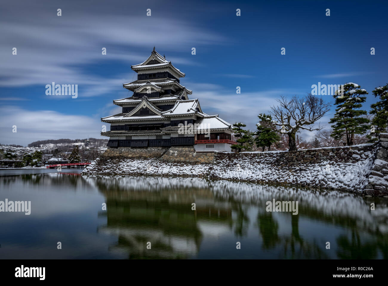 Matsumoto Castle, also known as the "Crow Castle" is Japanese Nataional ...