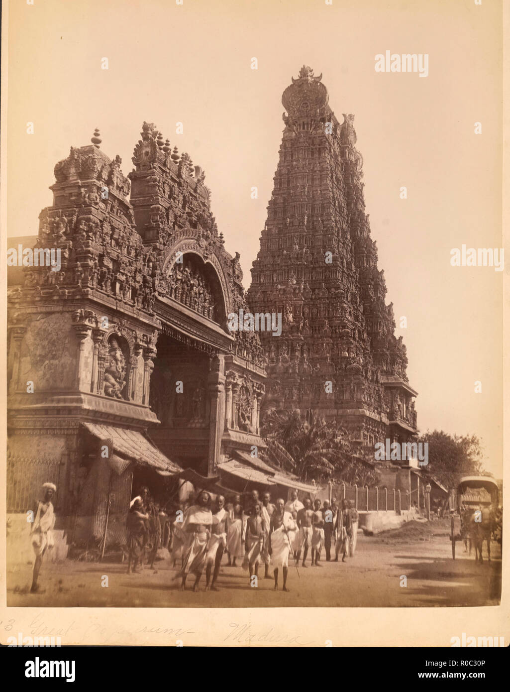 Meenakshi Temple, Madurai, India, 1900's Stock Photo - Alamy