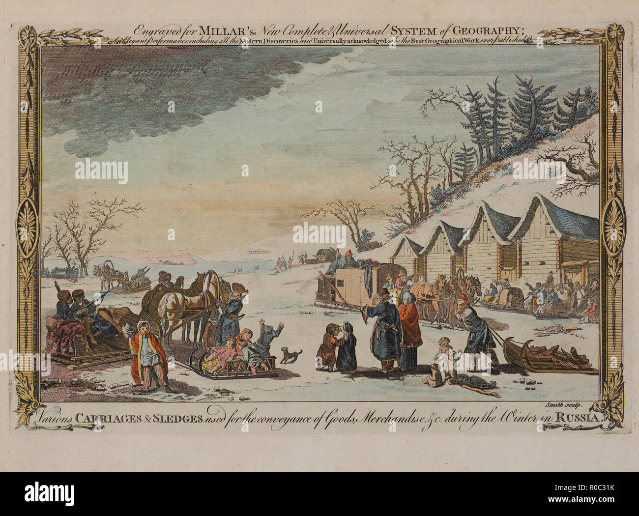 Various, Carriages and Sledges used for the Conveyance of Goods ...
