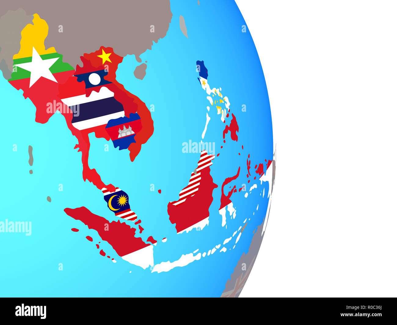 Flags asean member countries hi-res stock photography and images - Alamy