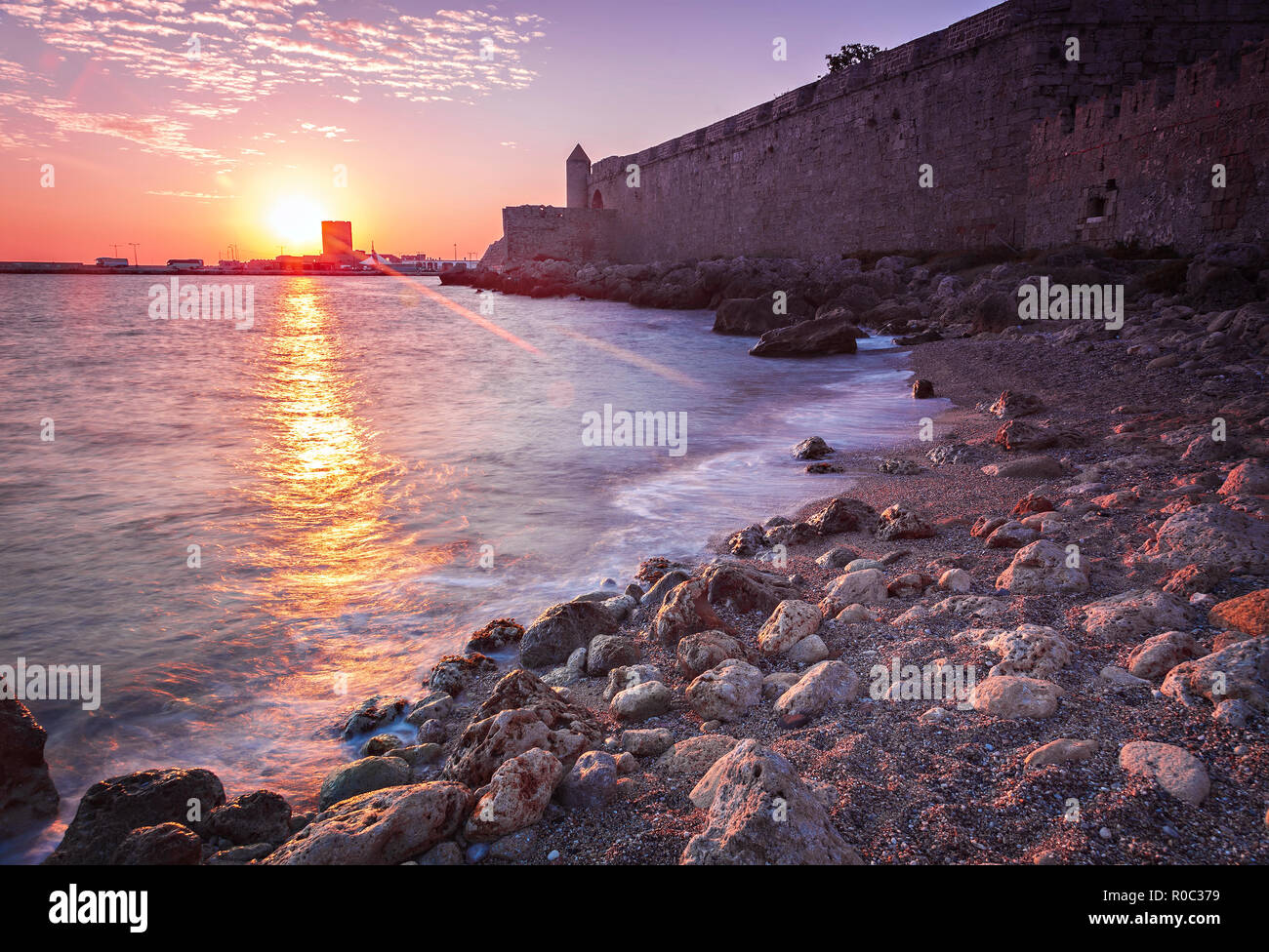 Rodos sunrise hi-res stock photography and images - Alamy