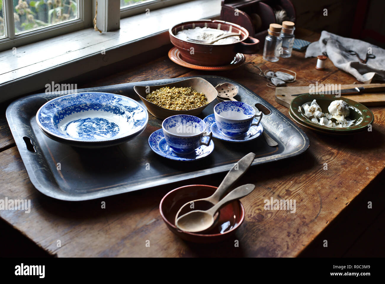 Traditional Swedish breakfast in old town Stock Photo - Alamy
