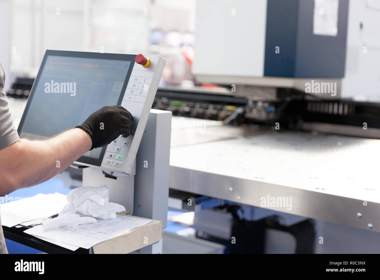 Cnc control panel industrial machinery hi-res stock photography and ...