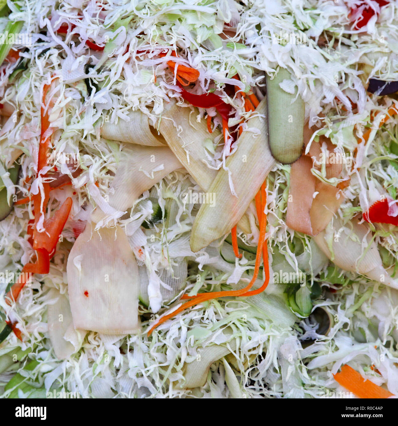 Bunch of fruit and vegetable peel waste Stock Photo - Alamy