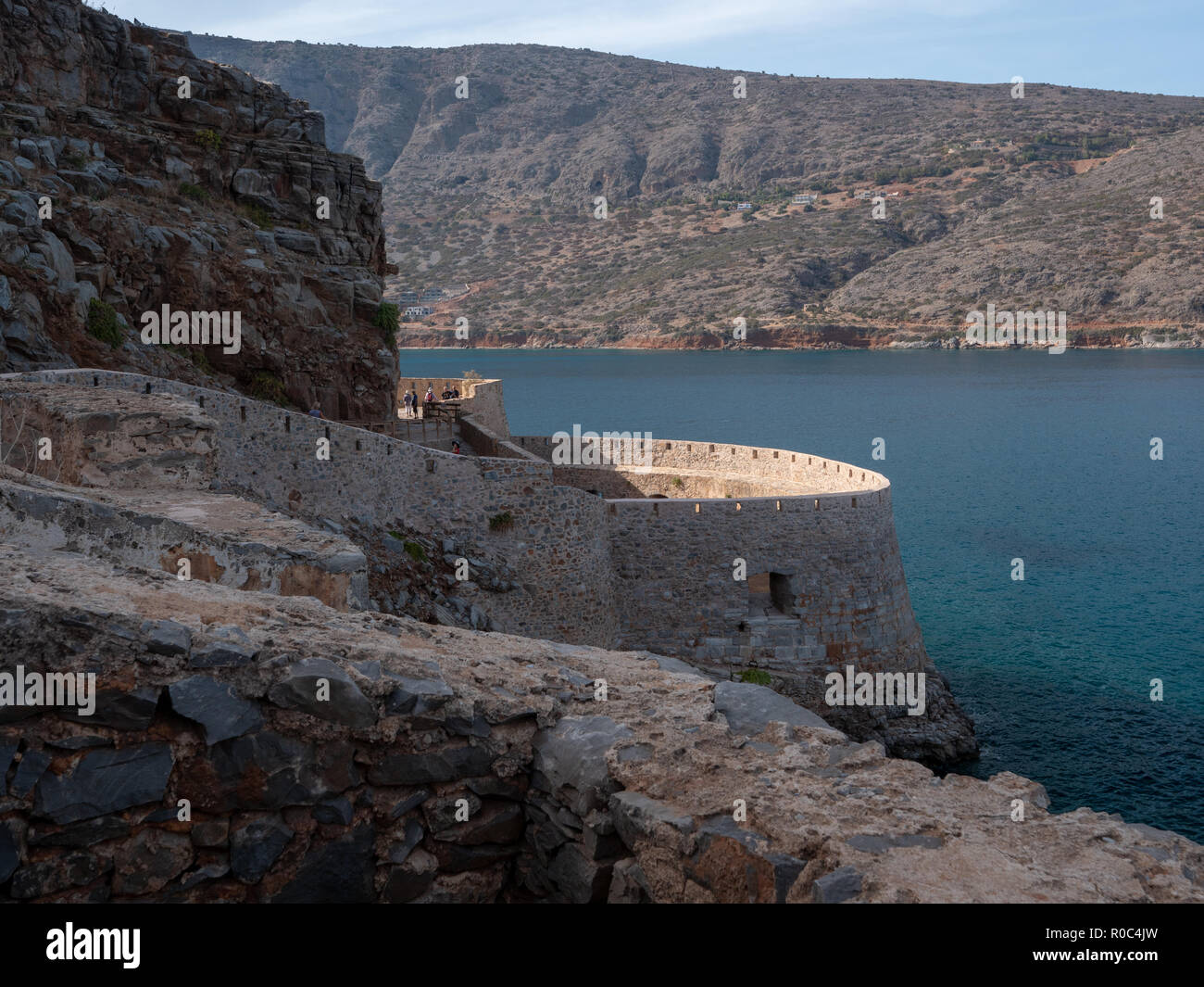Spinalonga Island, the historical abandoned leper colony in NE Crete ...