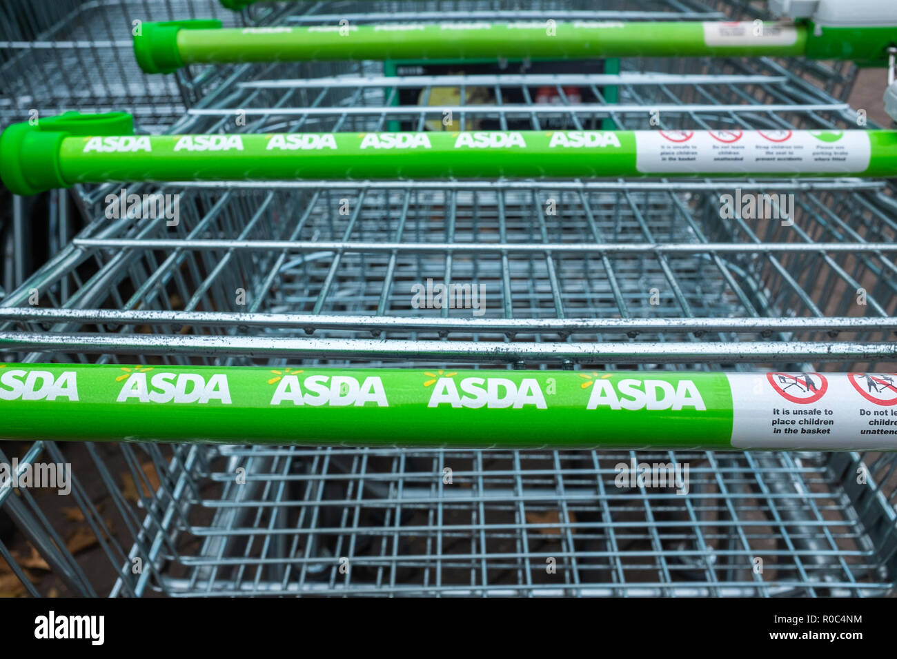 Asda shopping trolley hi-res stock photography and images - Alamy