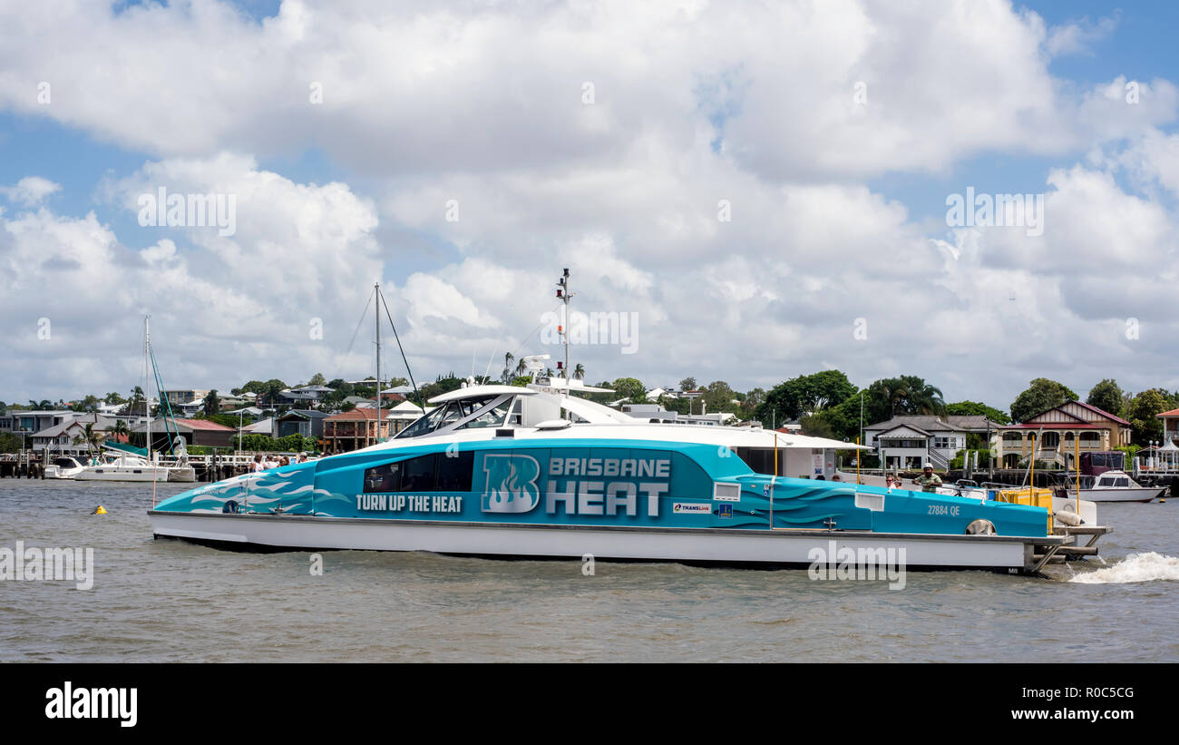 City Cat Ferry, Brisbane River, Brisbane, Australia Stock Photo - Alamy