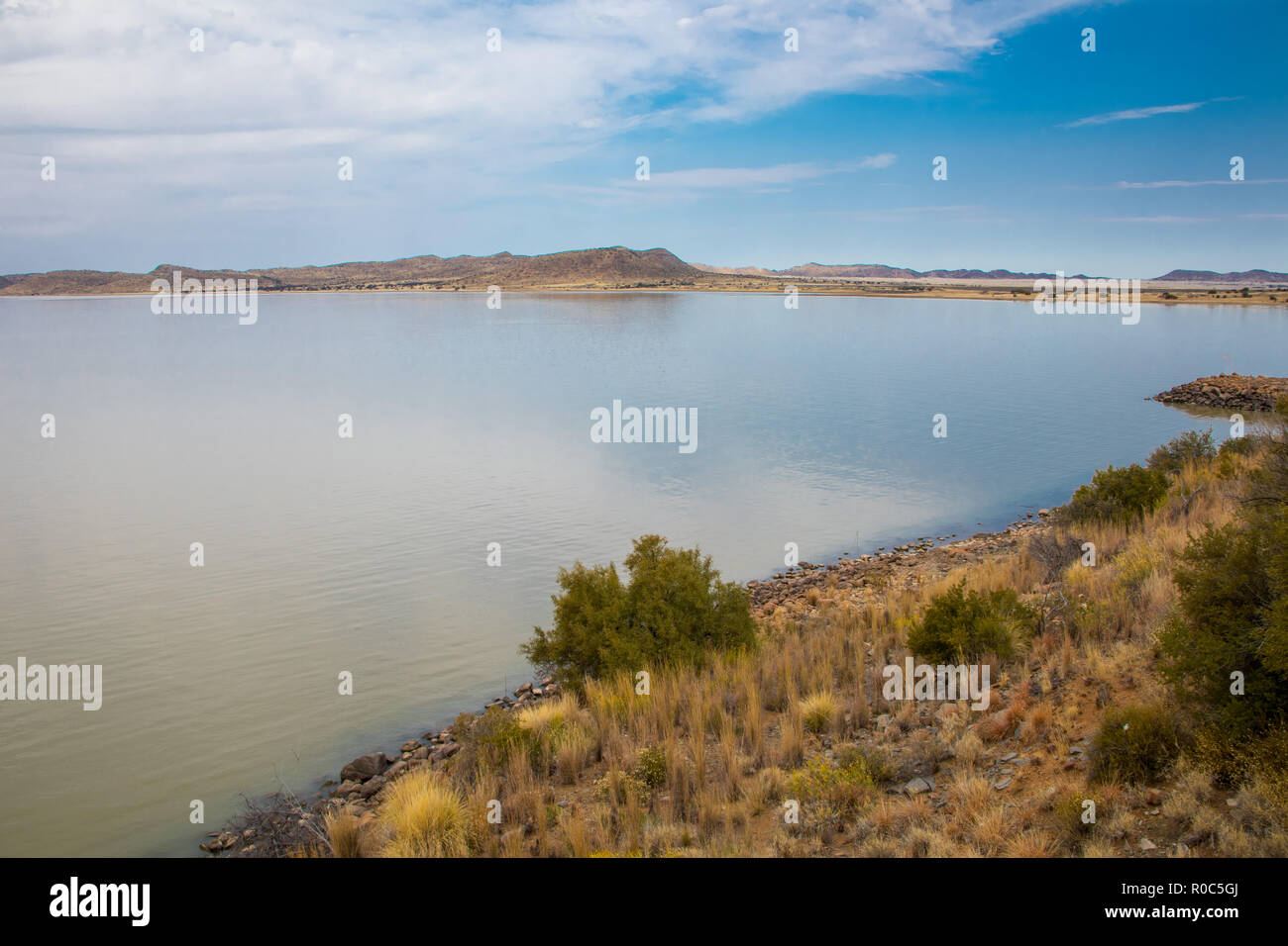 Gariep dam on the Orange river, South Africa Stock Photo - Alamy