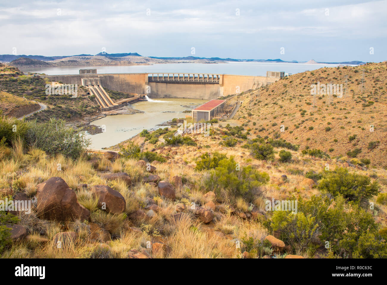 Gariep dam on the Orange river, South Africa Stock Photo - Alamy