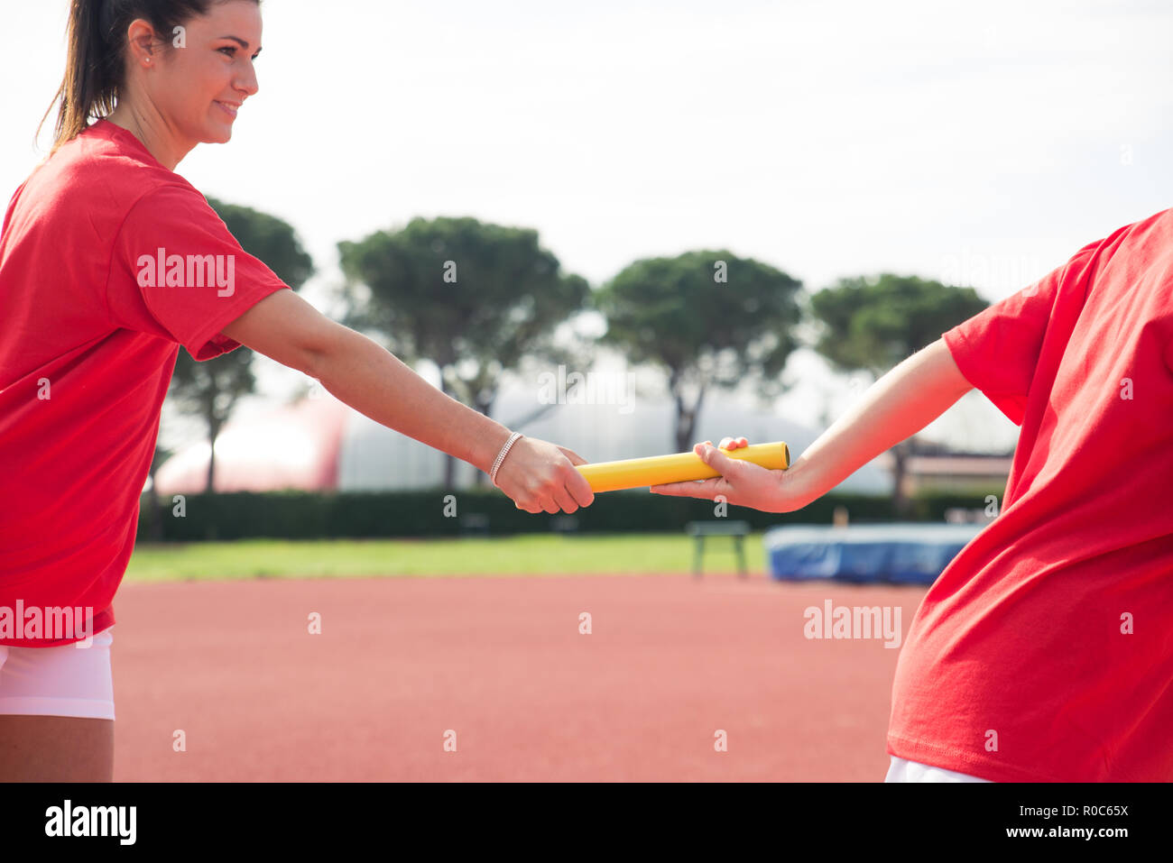 Relay sprinter starting block hi-res stock photography and images - Alamy