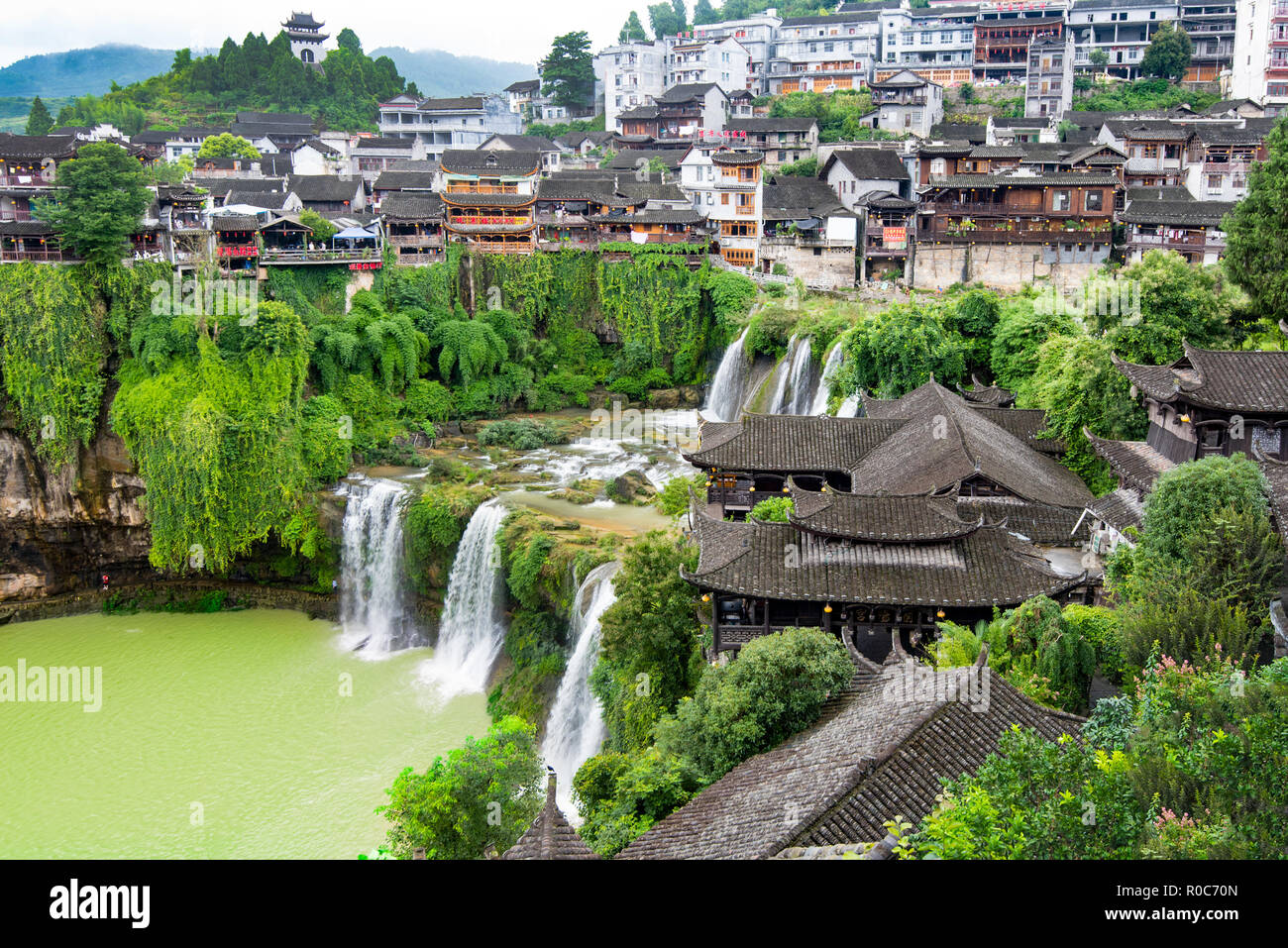 Wangcun waterfall hi-res stock photography and images - Alamy