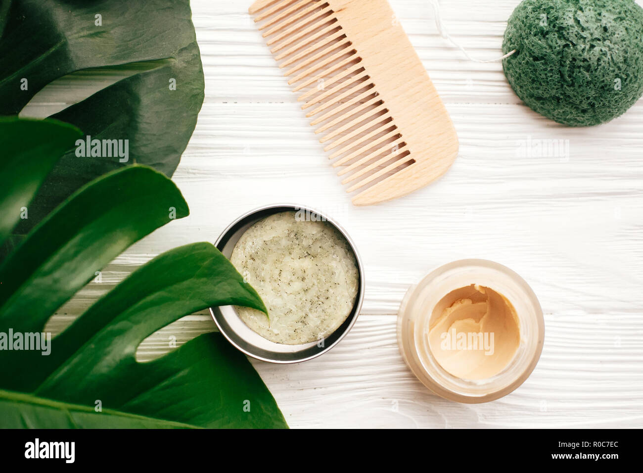 Natural eco friendly solid shampoo bar, wooden brush, deodorant,soap ...