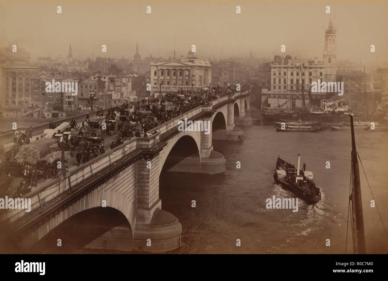 London 1900 thames hi-res stock photography and images - Alamy