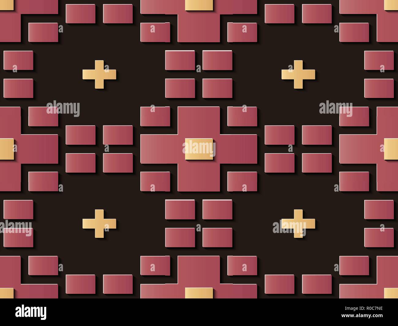 Cross brick abstract Stock Vector Images - Alamy