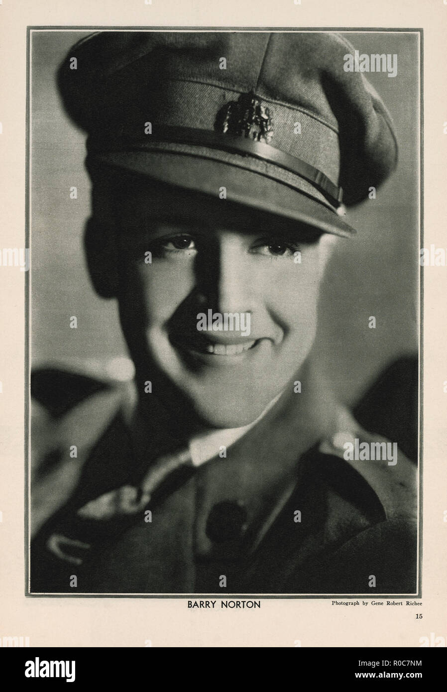 Actor Barry Norton, Publicity Portrait inside The New Movie Magazine ...